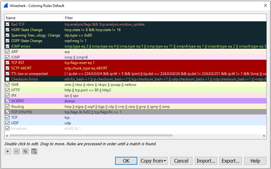How To Configure Wireshark To Show Rtps Packets With Specific Colors
